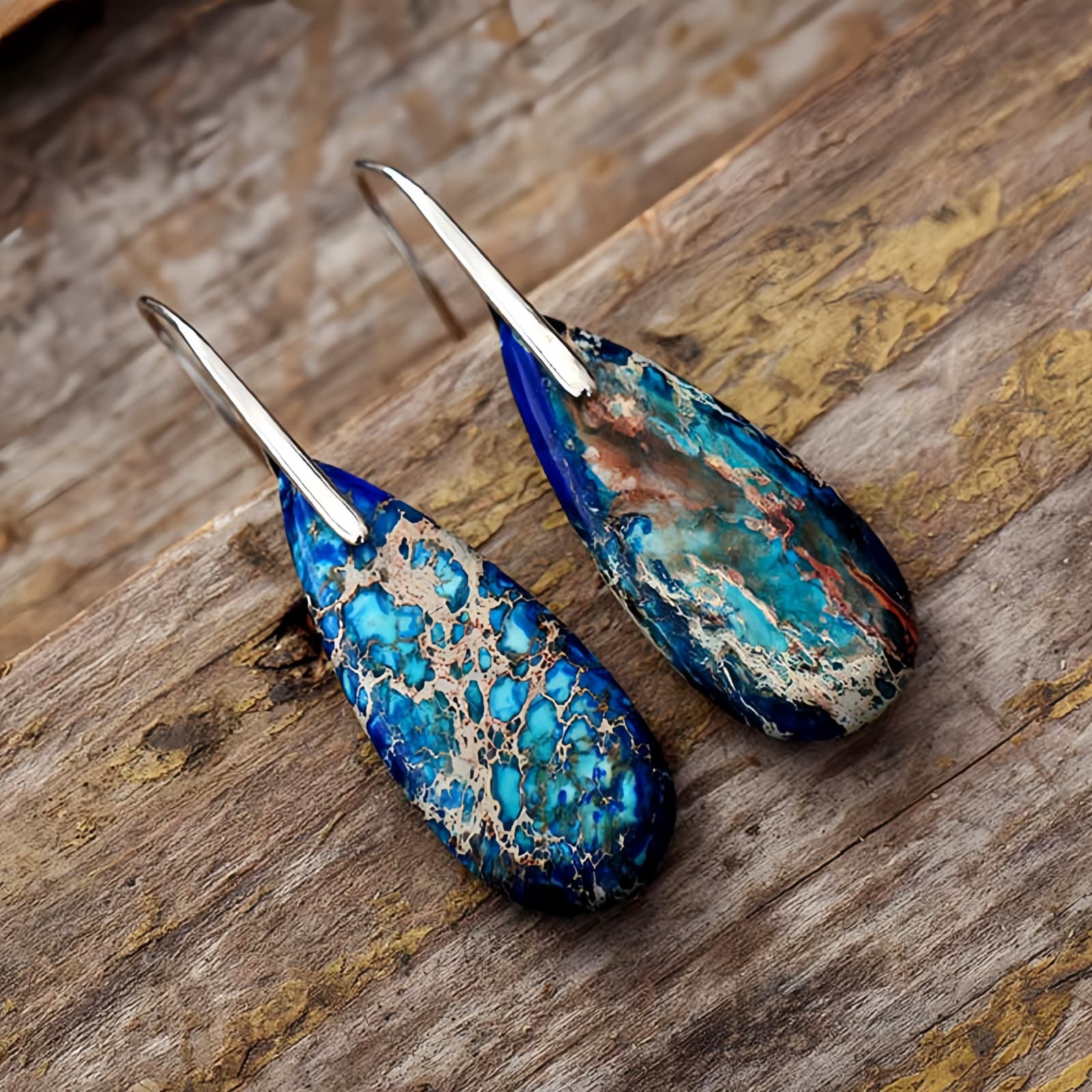 Emperor Stone Healing Earrings