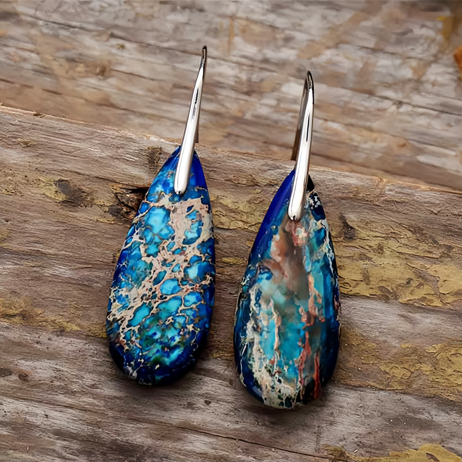 Emperor Stone Healing Earrings