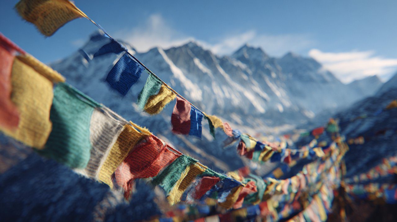 The Spiritual Meaning Behind Tibetan Prayer Flags And Their Colors